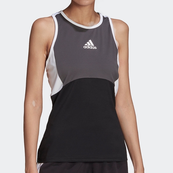 adidas | Tops | Adidas Performance Designed To Move Black Color Block ...
